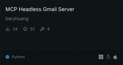 Mcp Headless Gmail Server Glama