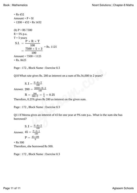 NCERT Solutions Class Maths Chapter Comparing Quantities