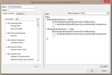 Excel Cube Functions And Mdx Uniquenames Gerhard Brueckl On Bi And Data