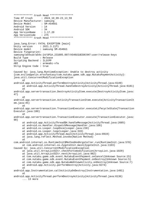 Mod Menu Crash 2024 10 09 23 13 59 Pdf Java Programming Language Android Operating System
