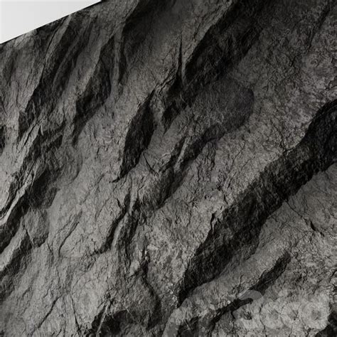 3d модели Камень Rock Cliff Wall №3 Каменные стены Дизайн стены Каменная стена