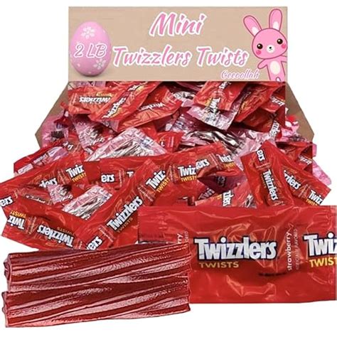 Twizzlers Twist 2lb Bulk Pack Of Delicious Twizzlers Mini Individually Wrapped Candy The