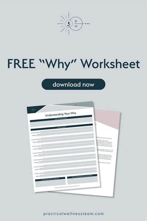 Finding Your Why Worksheet Find Your Why Worksheets