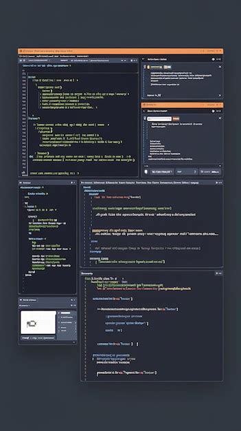 Developer Software Code Mock Up With Generic Programming Language