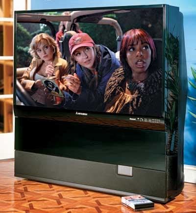 Mitsubishi Ws 55813 55 Inch Rear Projection Hdtv Sound And Vision