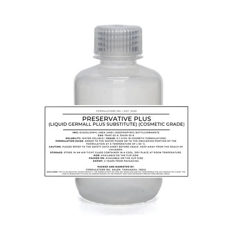 Preservative Plus Liquid Germall Plus Substitute Cosmetic Grade