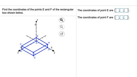 Solved Find The Coordinates Of The Points E And F Of The Chegg