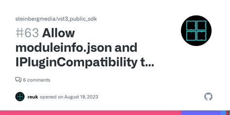 Allow Moduleinfo Json And IPluginCompatibility To Coexist Issue Steinbergmedia Vst