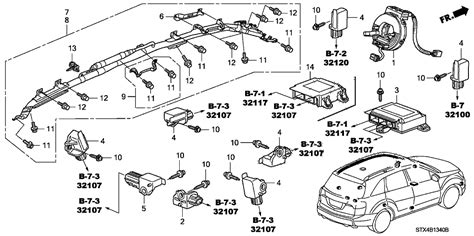 77960 Stx A21 Genuine Acura Unit Assy Srs