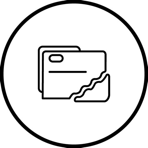 Broken Folder Vector Icon 41065355 Vector Art At Vecteezy