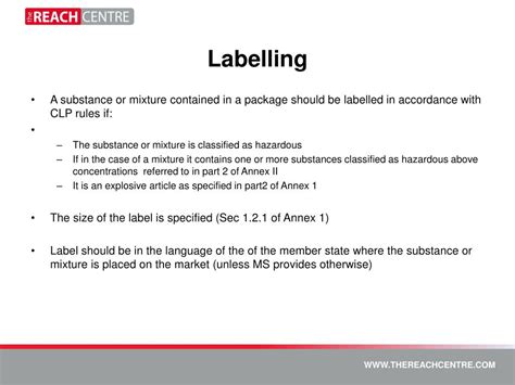 Ppt Introduction To Clp Classification Labelling And Packaging