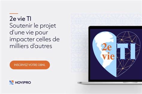 novipro sur linkedin novipro novipro30ans 2evieti 2ndlifeit obnl