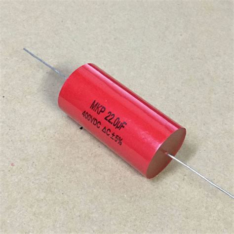 Mkp 22uf 400v Dc Pro Axial Audio Coupling Electrodeless Capacitor 1 Pcs