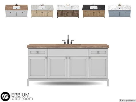 Modern Bathroom Sink Set For Sims 4 Sims 4 Cc Sink Sims 4 Sink Bathroom Bathroom Cc