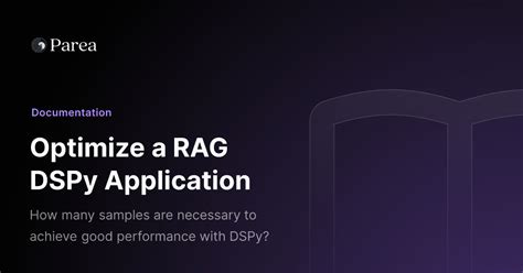 Mike Tamir Phd On Linkedin Optimize A Rag Dspy Application