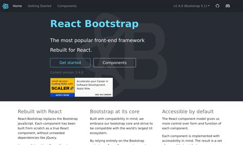 React Bootstrap The Most Popular Front End Framework Resource Fyi