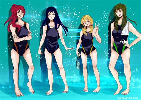 Girl Manga Swim Wallpapers Wallpaper Cave