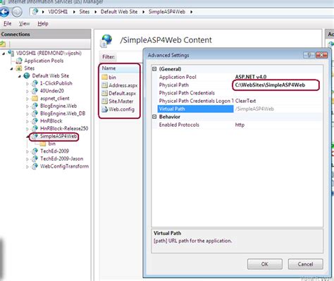 Vishal Joshis Tangent Importing A Web Package Into Iis Manager