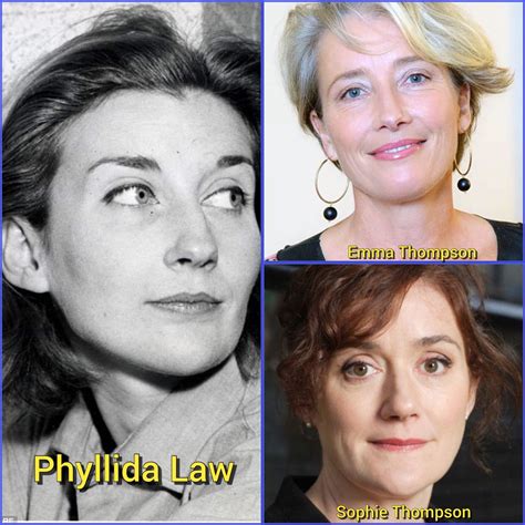 Phyllida Law And Her Two Actress Daughters Emma And Sophia Thompson