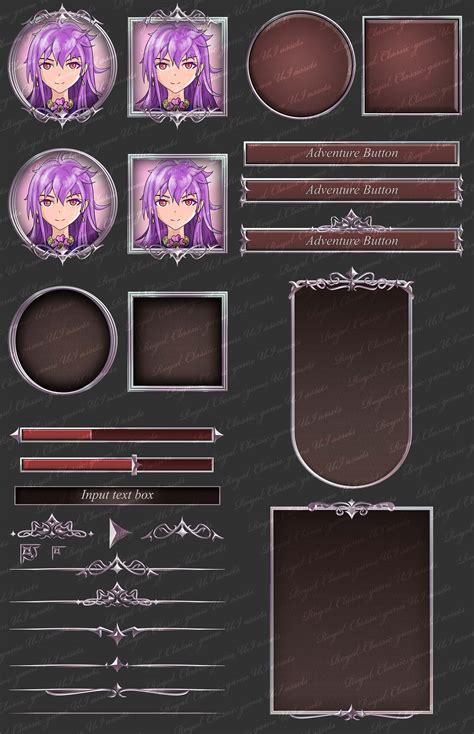 Royal Classic Medieval Gui Asset Pack By Acrock