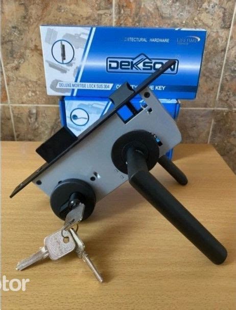 Handle Dekson 0019 Black Komplit Set Lhtr Dks 019 Matt Black Full Set