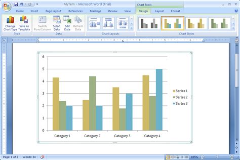 Cara Membuat Chart Diagram Pada Ms Word Rizka Yulvi