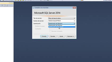 Curso De Sqlserver Express 2014 Cap7 Crear Una Conexión Con Sql