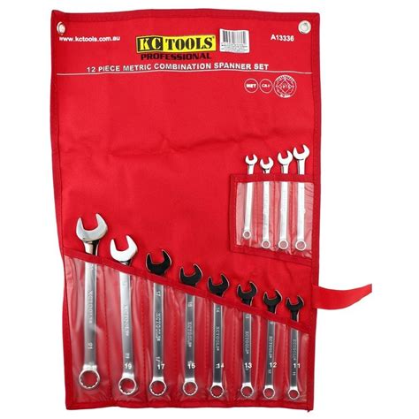 Kc Tools 12pc 7mm 21mm Metric Combination Spanner Set Big W