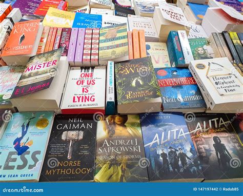 Wide Variety Of Books For Sale In Library Book Store Editorial Wide Variety Of Books For Sale In Library Book Store Editorial