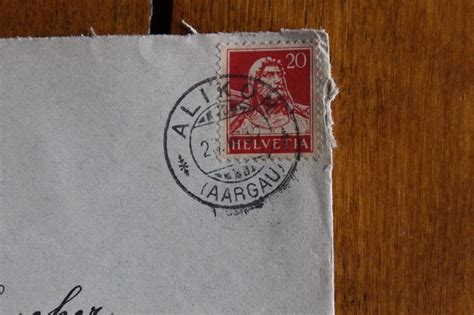 1932 Rarer Post O ALIKON AARGAU Auf Brief Kaufen Auf Ricardo