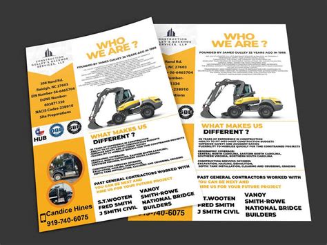 Create A Flyer For Business Capability Statement Freelancer