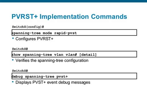 Spanning Tree Mode Pvst