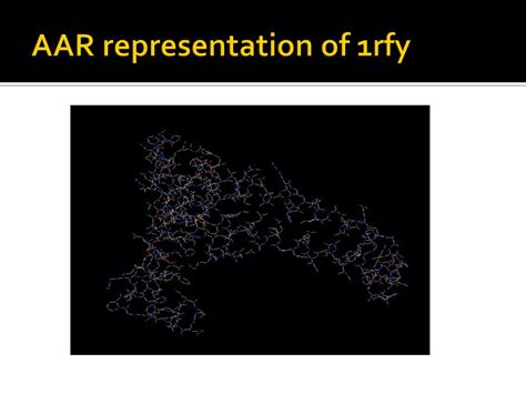 Ppt Visualization Of Protein 3d Structure In Reduced Representation With Intramolecular