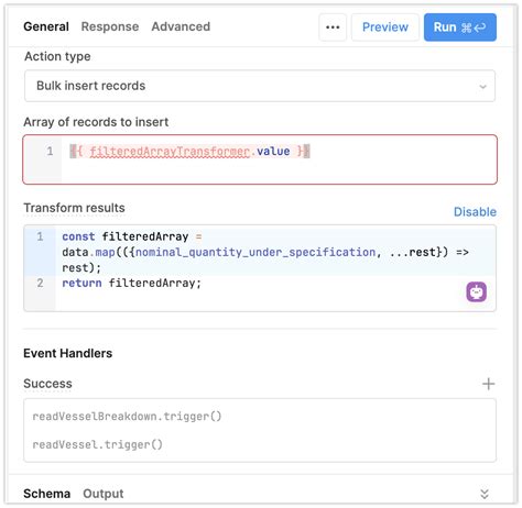 Usage Of Transform Results In Modification Of Write Statement App Building Retool Forum