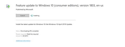 Windows 10 Update 1803 Hanging On Installing Downloading Via Sccm R Sysadmin