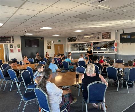 Anti Violence Campaigner Alison Cope Gives Talk To Wallop Boxing Club