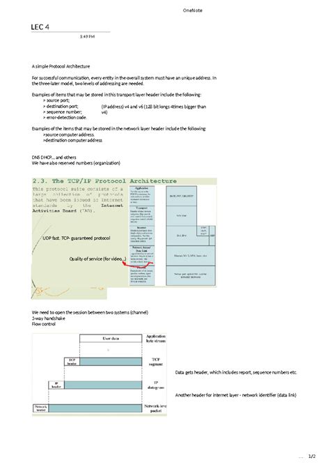 Lec4 Lecture Notes 4 Onenote 1 Lec 4 549 Pm A Simple Protocol