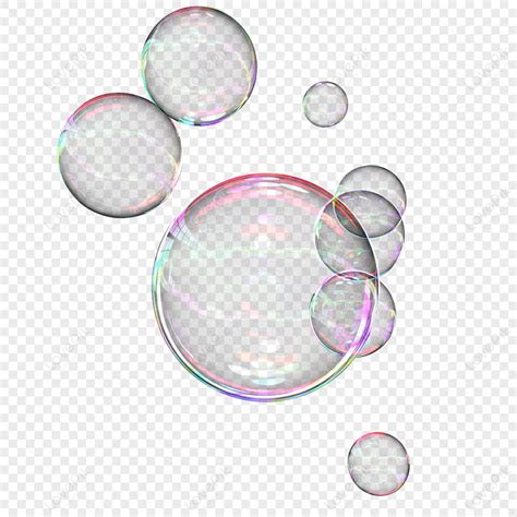 3d 일러스트 컬러 투명 비누 거품광선노랑 Png 일러스트 무료 다운로드 Lovepik