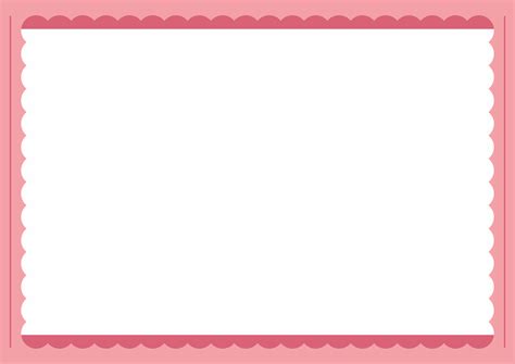 Simple Pink Border Design