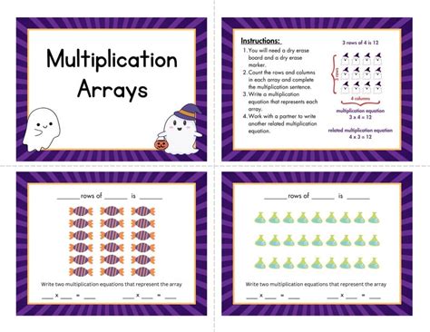Elementary Math Array 3 Fun Activities For Teaching Multiplication