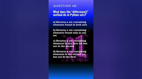 Python Qn 48 Python Questions And Answers Tech Ns Arena