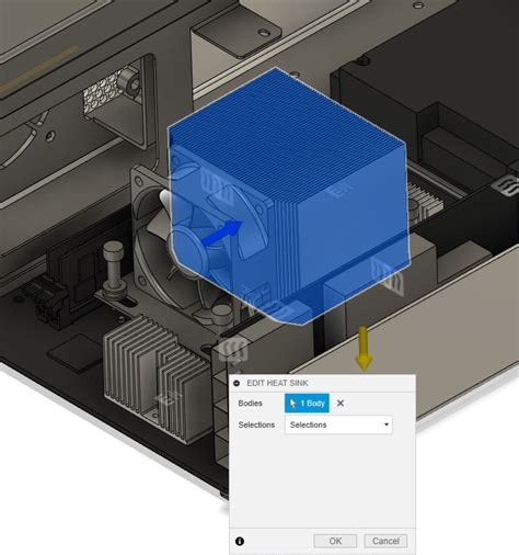 Electronics Cooling Simulation Heat Sink Idealization Not Working