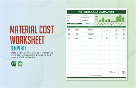 Editable Cost Sheet Templates In Excel To Download