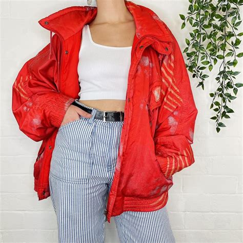 Vintage 90s Luhta Jacket 🌹 🍒 The Item 🍒 Red Depop