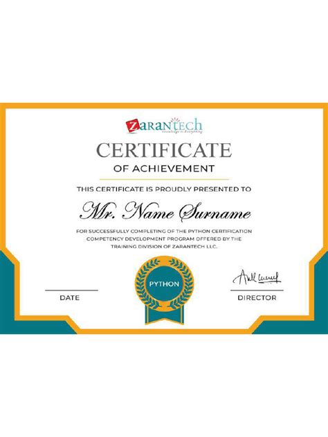 Python Certification Pdf