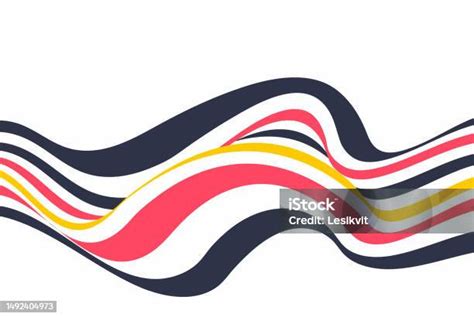 추상적인 물결 배경 컬러 물결 모양의 줄무늬 또는 선 디자인 광학 예술 0명에 대한 스톡 벡터 아트 및 기타 이미지 0명 거미줄 검은색 Istock