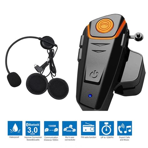 Vandtæt Bt S2 Multi Bt Interphone 1000m Motorcyke Grandado
