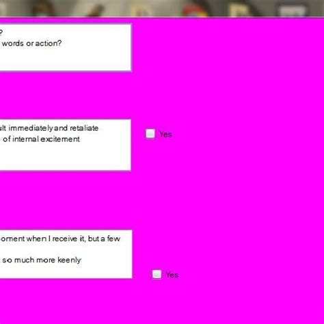Screenshot Of The Question Interface Download Scientific Diagram