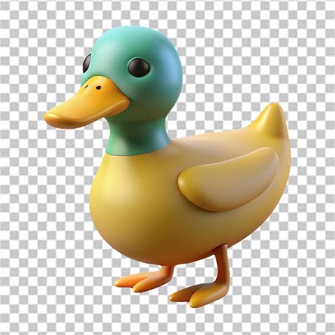 Premium Psd Duck Artificial Isolated On Background
