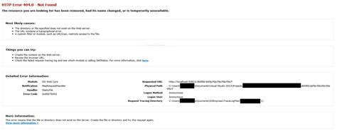 Aspnet Mvc 5 Error 4040 Not Found With Long Non Existing